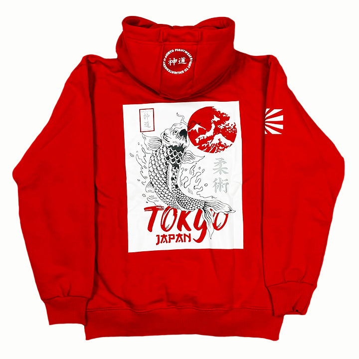 Tokyo Japan Red Hoodie – Shinto Fightwear